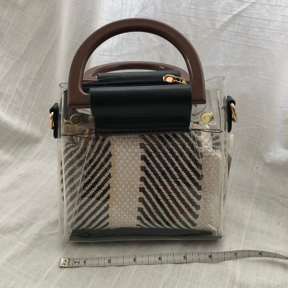 Bags | Mini Clear Pvc Bag | Poshmark